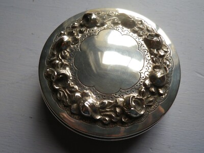 Silver Trinket Box in Antique Solid Silver Boxes for sale | eBay