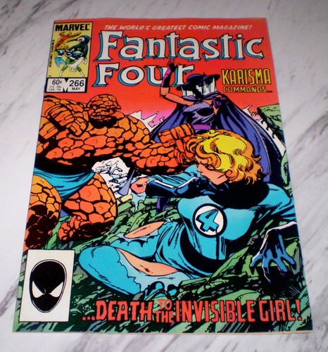 Fantastic Four #266 NM 9.4 OW/W pages 1984 Marvel 1st Karisma # ...