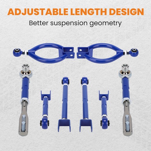 Adjustable Front Tension Rod Rear Camber Toe Traction Arms For Nissan ...