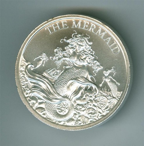 INTAGLIO MINT THE MERMAID HIGH RELIEF 2 OZ .999 FINE SILVER ROUND BU | eBay