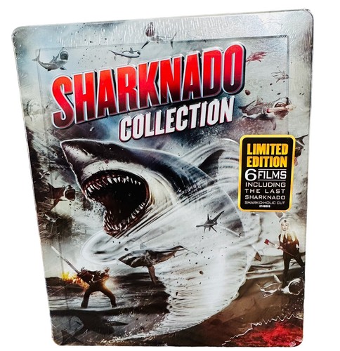 Sharknado Collection (6-Film) (Blu-ray, 2019, 2-Disc Steel Book) comedy ...