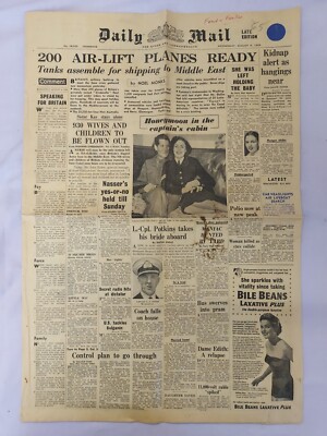 Daily Mail in Collectable Vintage Newspapers (1920-1980) for sale | eBay UK