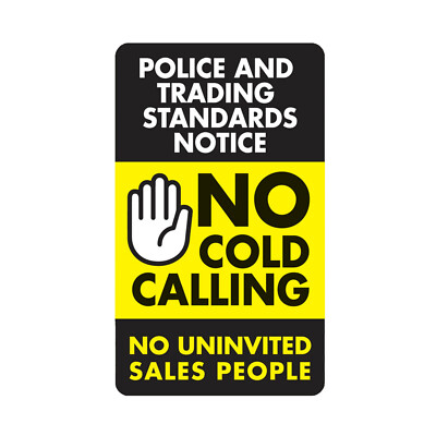 No Cold Callers Sticker for sale | eBay