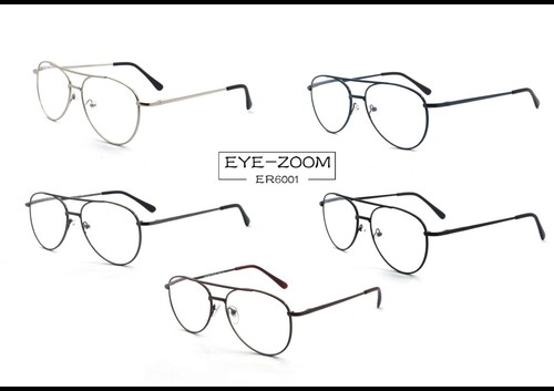 Aviator Style Reading Glasses EYE ZOOM Men and Women Metal Aviator ...