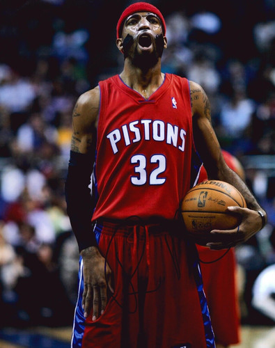 Detroit Pistons UCONN Richard Rip Hamilton Signed Autograph 11x14 Photo ...