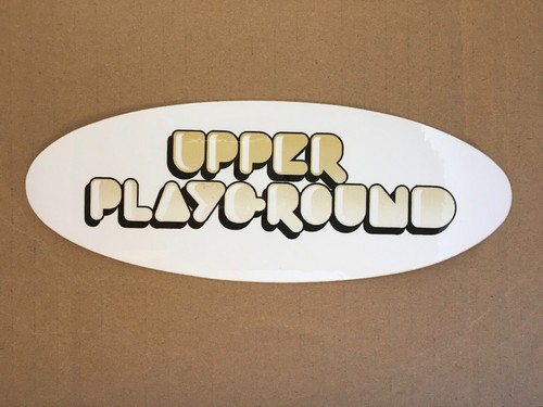 Upper Playground Logo sticker - SF Graffiti David Choe Jeremy Fish | eBay