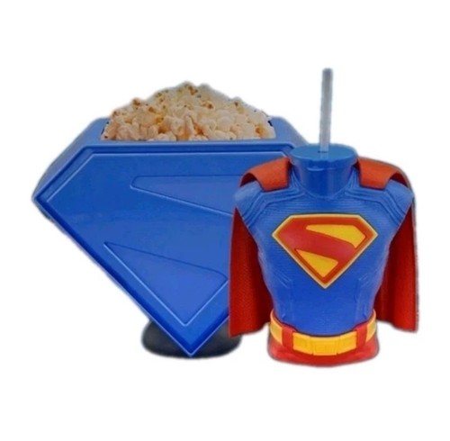 Superman Odeon Popcorn Bucket and Collectors Cup - BRAND NEW | eBay