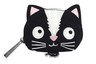 Lost Queen Gothic Emo Punk Meow Feline Black Cat Neko Coin Purse | eBay