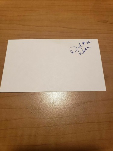 DAVID WINBUSH - FOOTBALL - AUTOGRAPH SIGNED - INDEX CARD - AUTHENTIC ...
