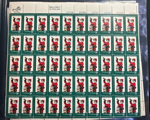 Doc Sc# 1472 Christmas Santa Claus 8¢ 1972 Sheet of 50 MNH | eBay
