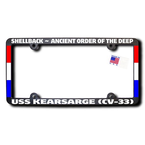 Shellback USS KEARSARGE (CV-33) License Frame with Ribbons | eBay