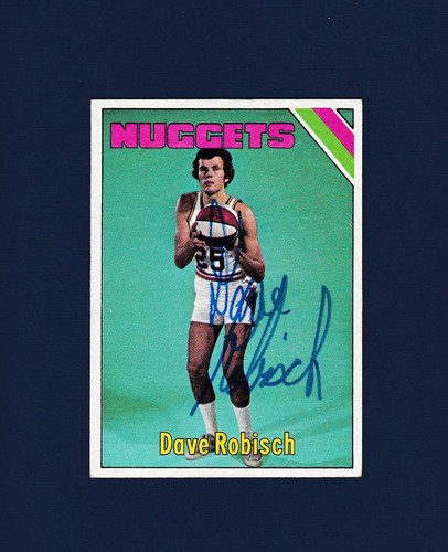 Dave Robisch signed Denver Nuggets 1975 Topps basketball card | eBay