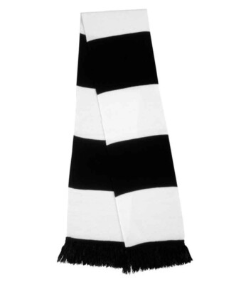 black and white football scarf products for sale | eBay