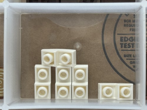 LEGO Parts - White Slope, Curved 2 x 1 x 2/3 Inverted - No 24201 - QTY ...