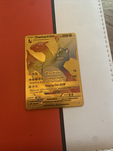 Stage 2 Charizard GX Hp 250 Gold Card Great Condition | eBay