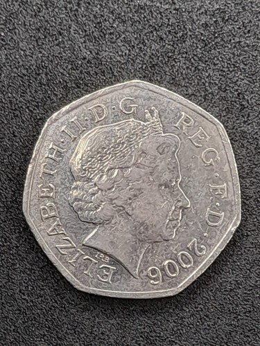 VERY RARE 2006 Queen Victoria Cross 50p Coin VC Fifty Pence Collectors ...