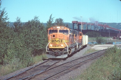 BNSF 9859 SD-70MAC SUPERIOR WI ORIGINAL SLIDE 08-29-00 T9-12 | eBay
