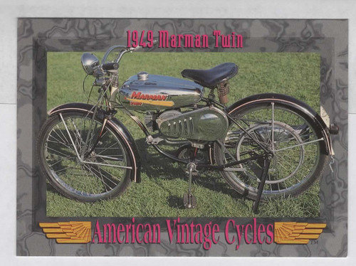 1949 Marman Twin #121 American Vintage Cycles Trading Card NEW ...