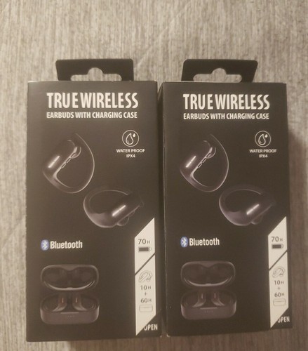 True Wireless Bluetooth Earbuds With Charging Case Black 17LY86BK for ...