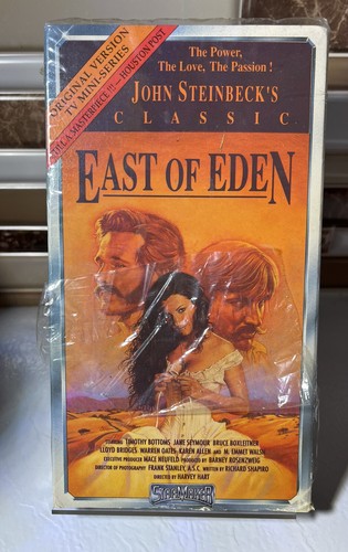 East of Eden VHS 1990 TV Miniseries Jane Seymour, John Steinbeck ...