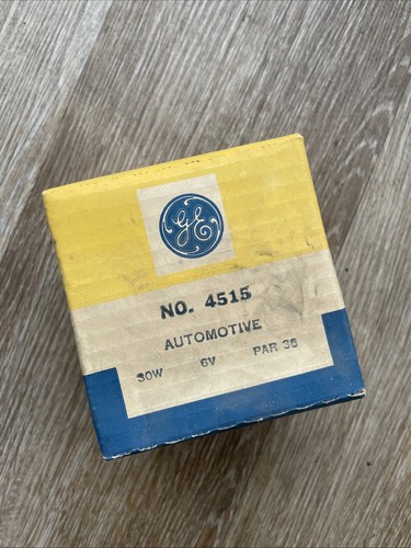 Vintage GE 4515 6V 30W Sealed Beam Lamp Spotlamp Car NOS Untested | eBay