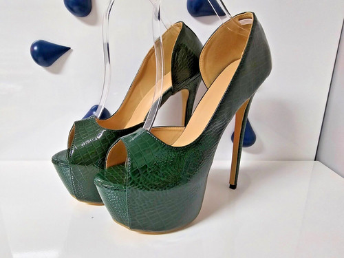 New Women Sexy Platform Pumps Peep Toe High Heels Stilettos Sandals 6948