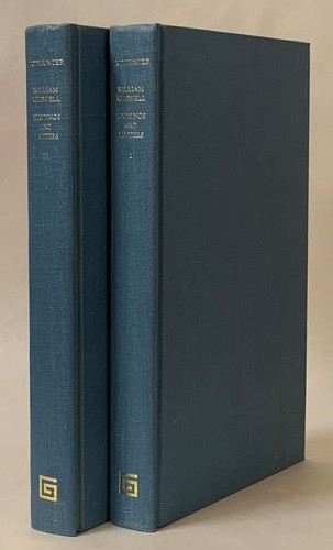I Todhunter / William Whewell D D An Account of his Writings 1970 ...