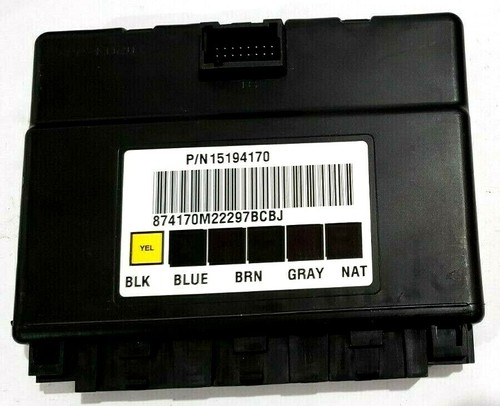 03-07 GM BCM PROGRAMMED TO YOUR VIN 15194170 BODY CONTROL MODULE | eBay