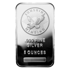 5 oz Silver Bullion Bars & Rounds for sale | eBay