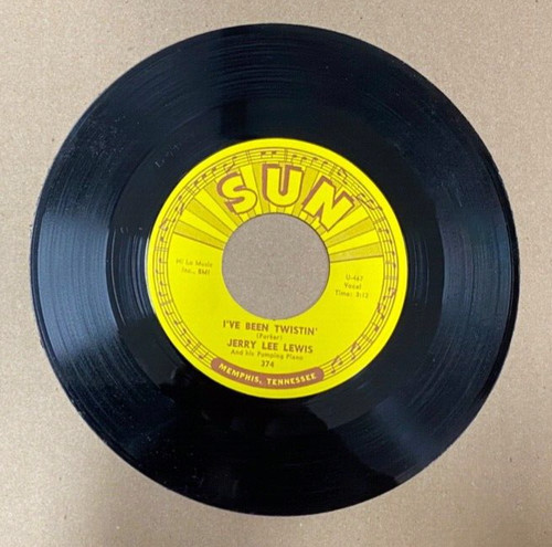 JERRY LEE LEWIS ORIGINAL SUN RECORD 45 *NEVER BEEN PLAYED* I'VE BEEN ...