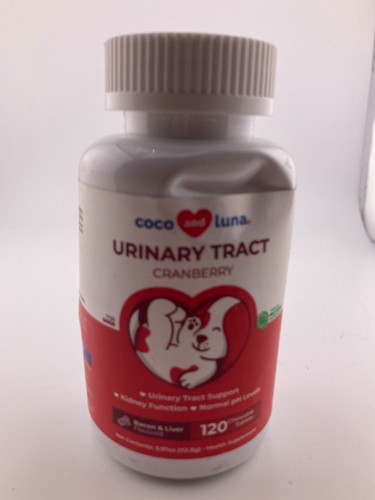 Cranberry for Dogs - 120 Chewable Tablets Urinary Tract Support Bladder ...