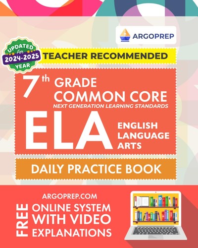 7th Grade Common Core ELA (English Language Arts): Daily Practice ...