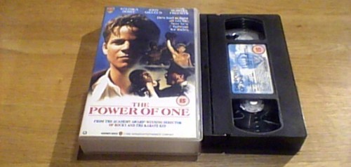 THE POWER OF ONE UK PAL VHS VIDEO 1993 Stephen Dorff John Gielgud ...