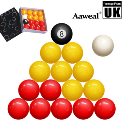 Red And Yellow Pool Balls for sale | eBay