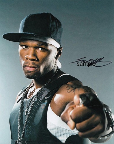 50 CENT #1 REPRINT 8X10 AUTOGRAPHED SIGNED PHOTO PICTURE CURTIS JACKSON ...