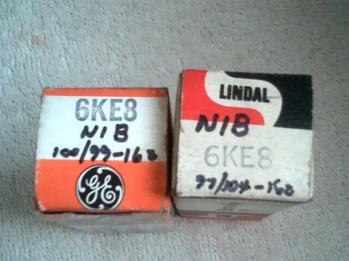 Vacuum Tube lot of 2ea 6KE8 NIB tstd amp radio amplifier ham | eBay