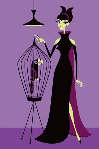 SHAG Josh Agle “The Spinstress” Serigraph Art Print Mint COA Disney ...