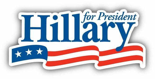 Hillary Clinton For President Car Bumper Window Tool Box Sticker Decal ...