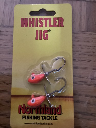 2 Northland Whistler Prop Fishing Jigs 1/4oz Orange/Propeller Blade | eBay