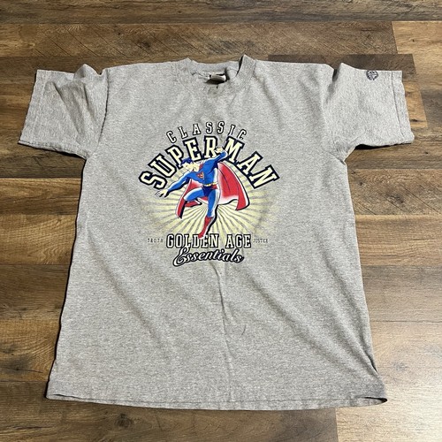 Vintage SUPERMAN T-Shirt Mens Size L Large Classic DC Comics 90s Tee ...