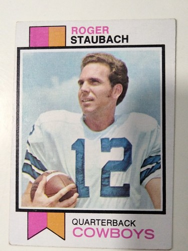 1973 Topps Roger Staubach #475 Football Card 2nd Year Cowboys HOF | eBay