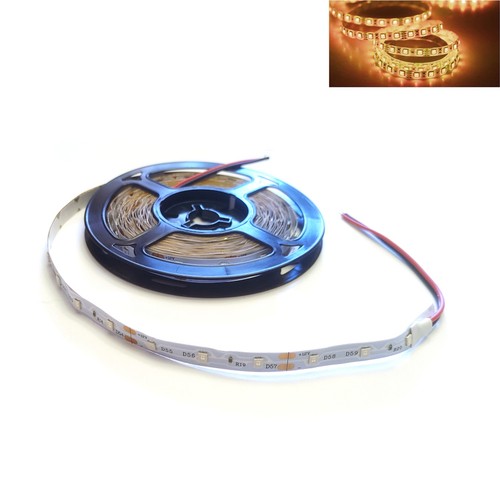 5M LED Strip 60 LEDs per Meter - 300 12V 3528 LEDs - Warm White | eBay