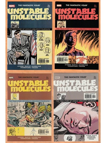 Marvel THE FANTASTIC FOUR: UNSTABLE MOLECULES No. 1 2 3 4 (2003 ...