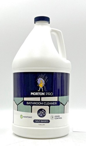 Morton Pro Salt-Based Bathroom Cleaner Nontoxic 1 Gallon | eBay