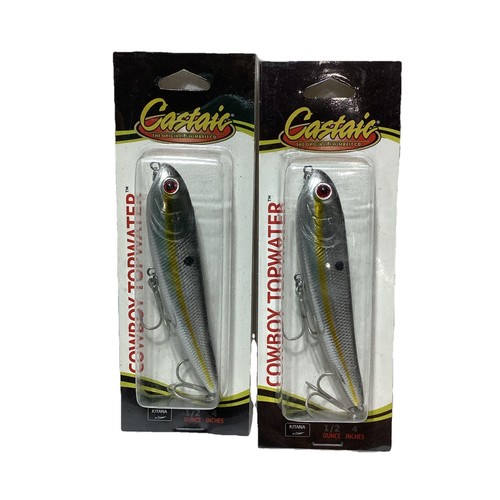 (2) Castaic Cowboy Top Water Sexy Shad 1/2oz 4” Rattling Fishing Lure ...