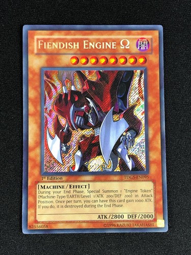 YUGIOH FIENDISH ENGINE TDGS-EN095 1ST SECRET | eBay