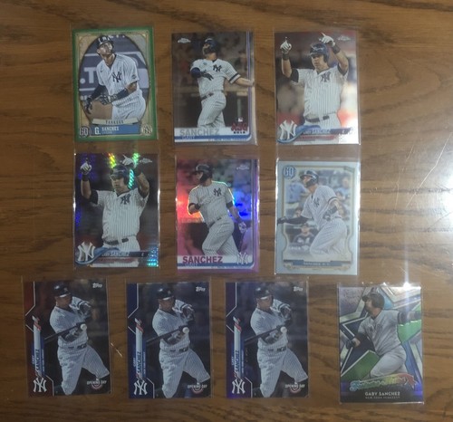 Topps Gary Sanchez 10-Card Lot 7 Parallels New York Yankees | eBay