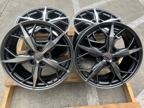 19-20 Corvette C8 OEM Trident Wheels Rims GM Z51 Stingray 3LT | 19" 20 ...