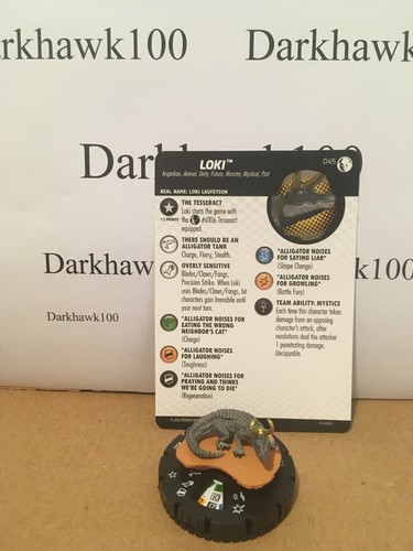 Heroclix Loki 045 Marvel Studios Disney+ Plus Super Rare 45 | eBay