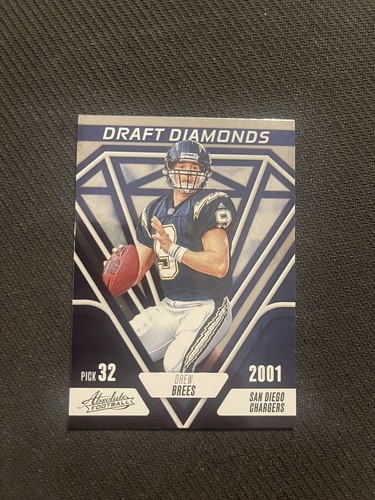 2023 Panini Absolute Football Drew Brees Draft Diamonds San Diego ...